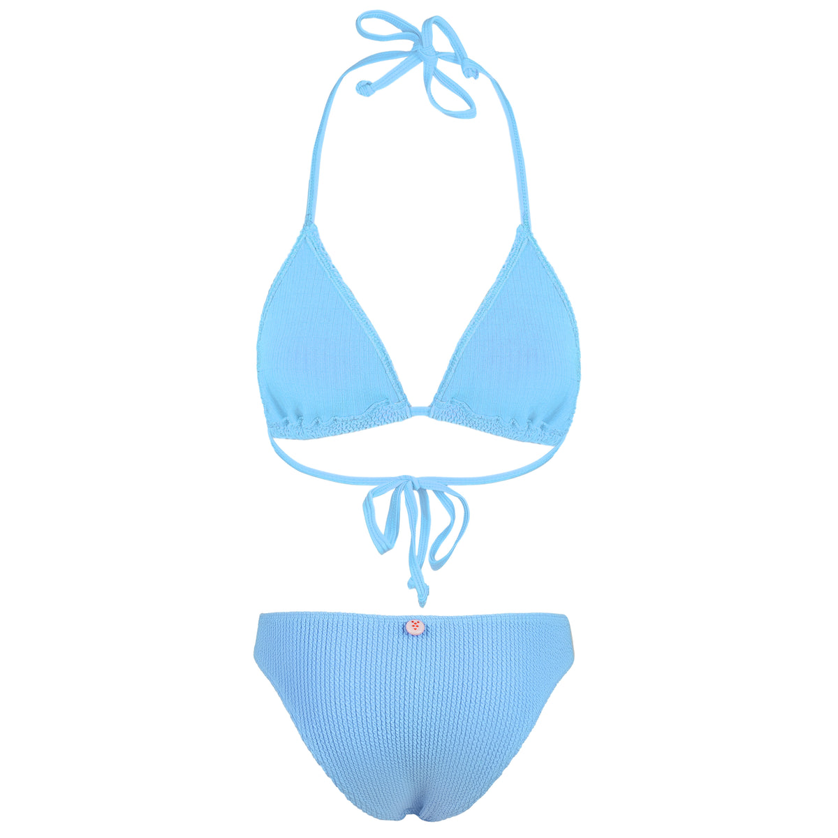 Mia Triangle Bikini Set Blue Bubblegum