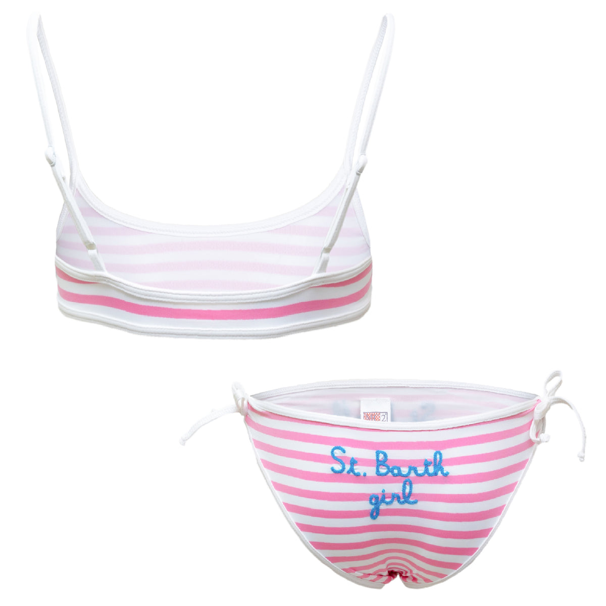 Jaiden String Stripes Pink & White