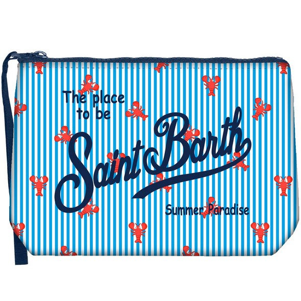 Aline Lob Block Stripes Pouch