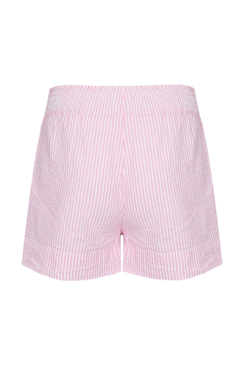 Meave Jr Seersucker Stripes Pink Girl Pullup Short