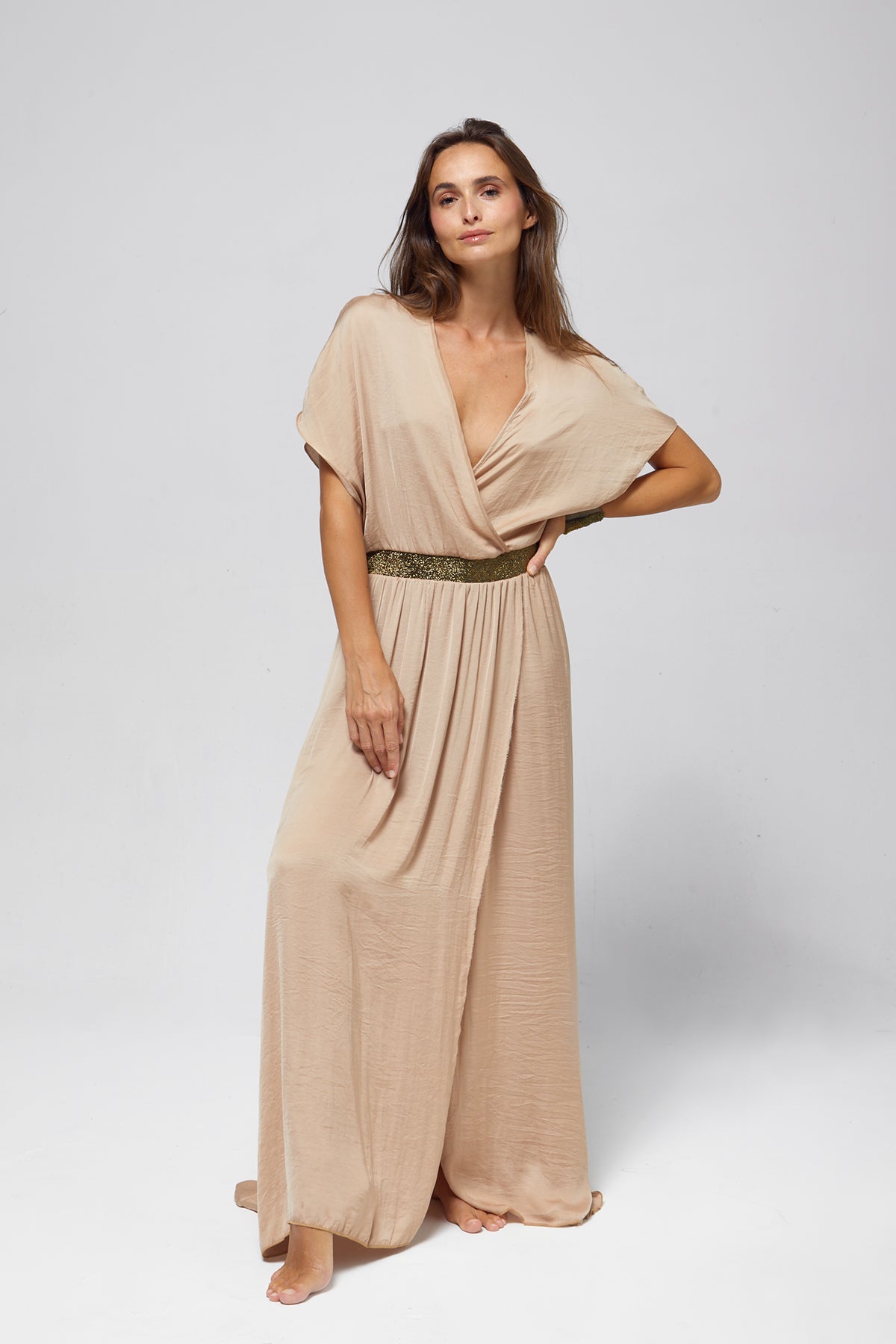 Jody Long Robe Beige