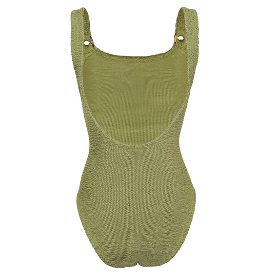 Domino One Piece Metallic Moss