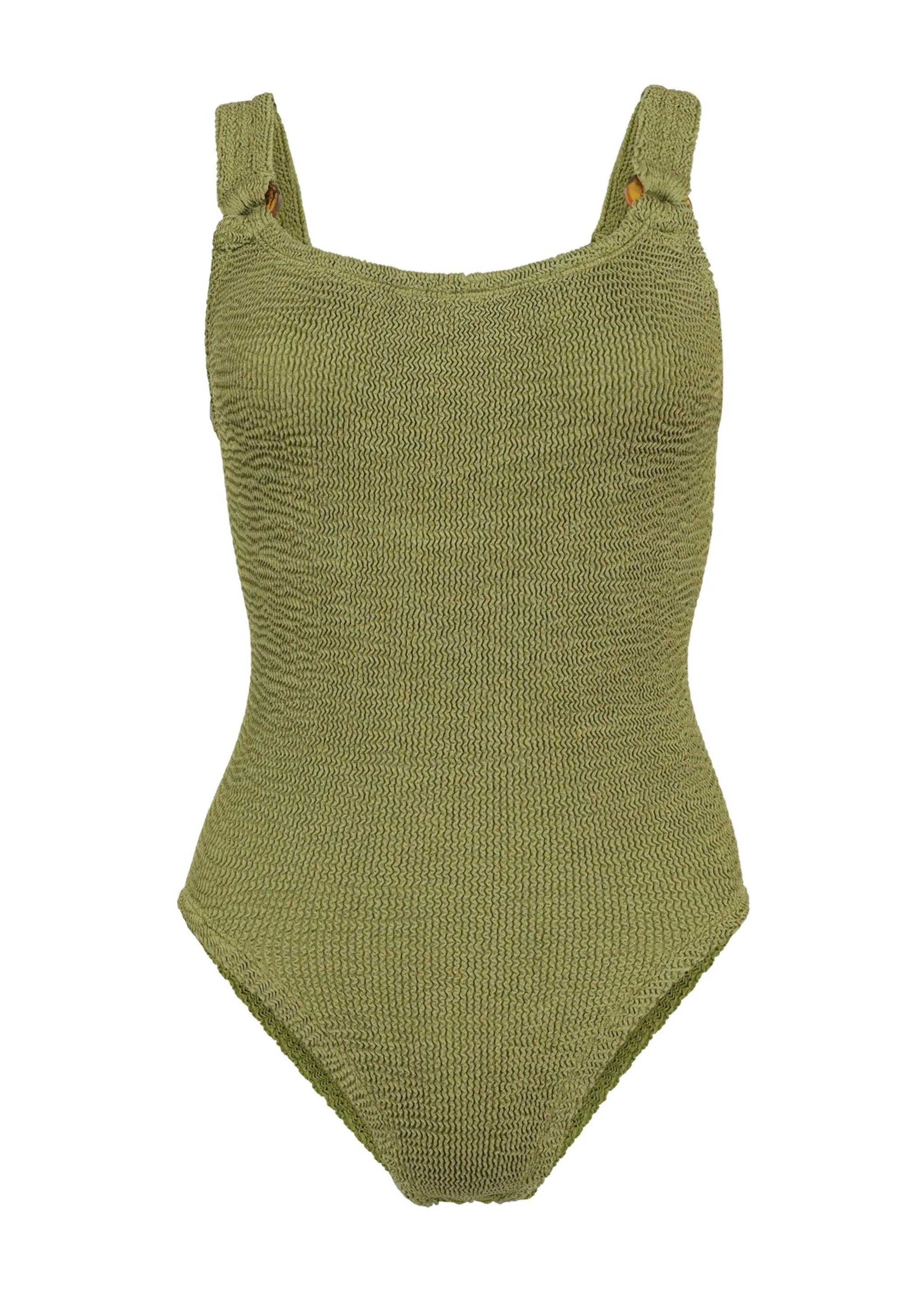 Domino One Piece Metallic Moss
