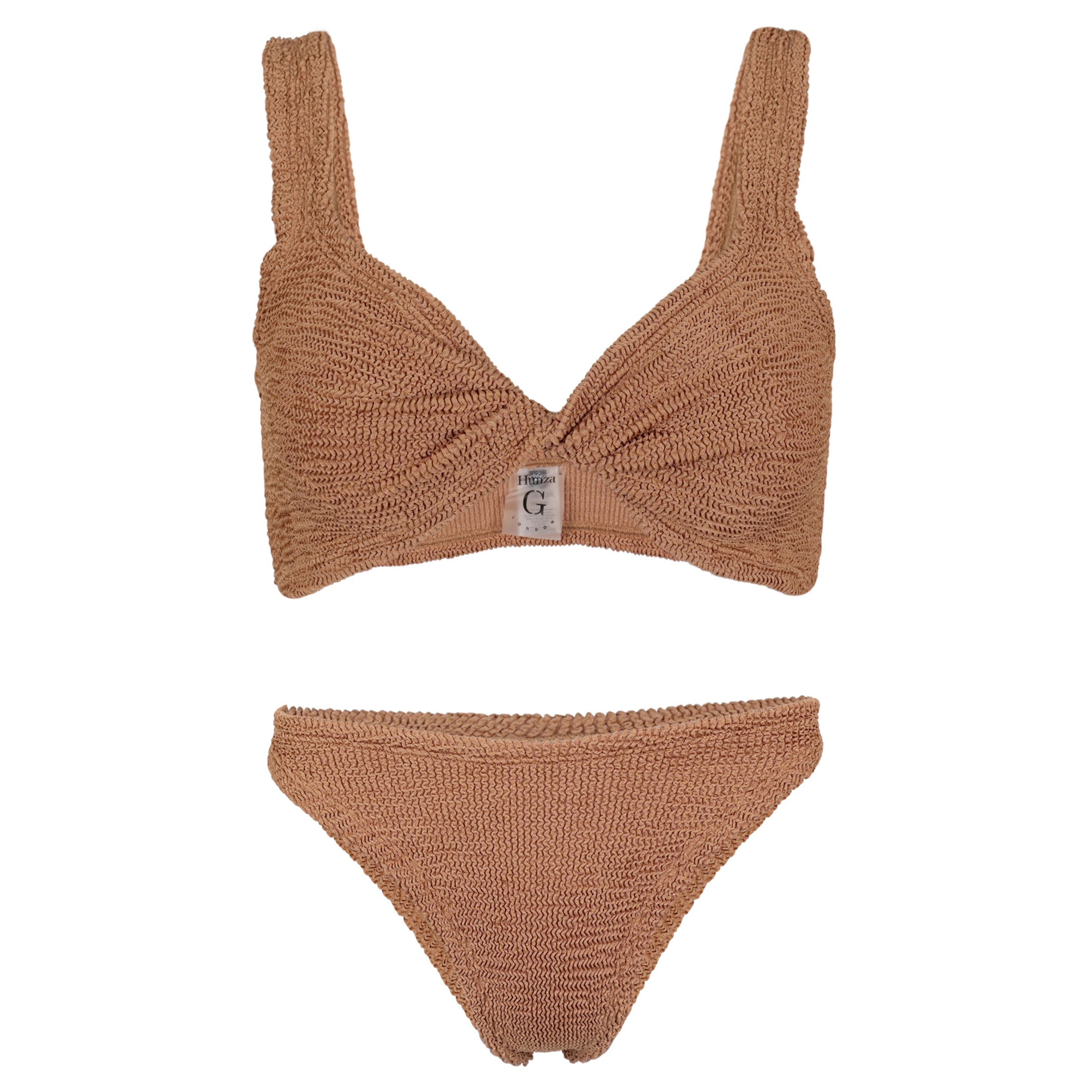 Juno Bikini Metallic Cocoa