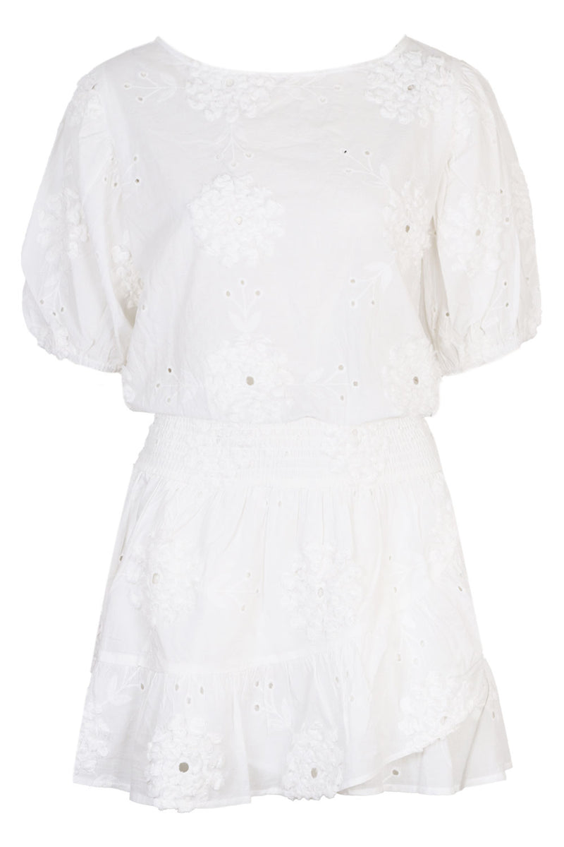 Surya Embroidered Set White