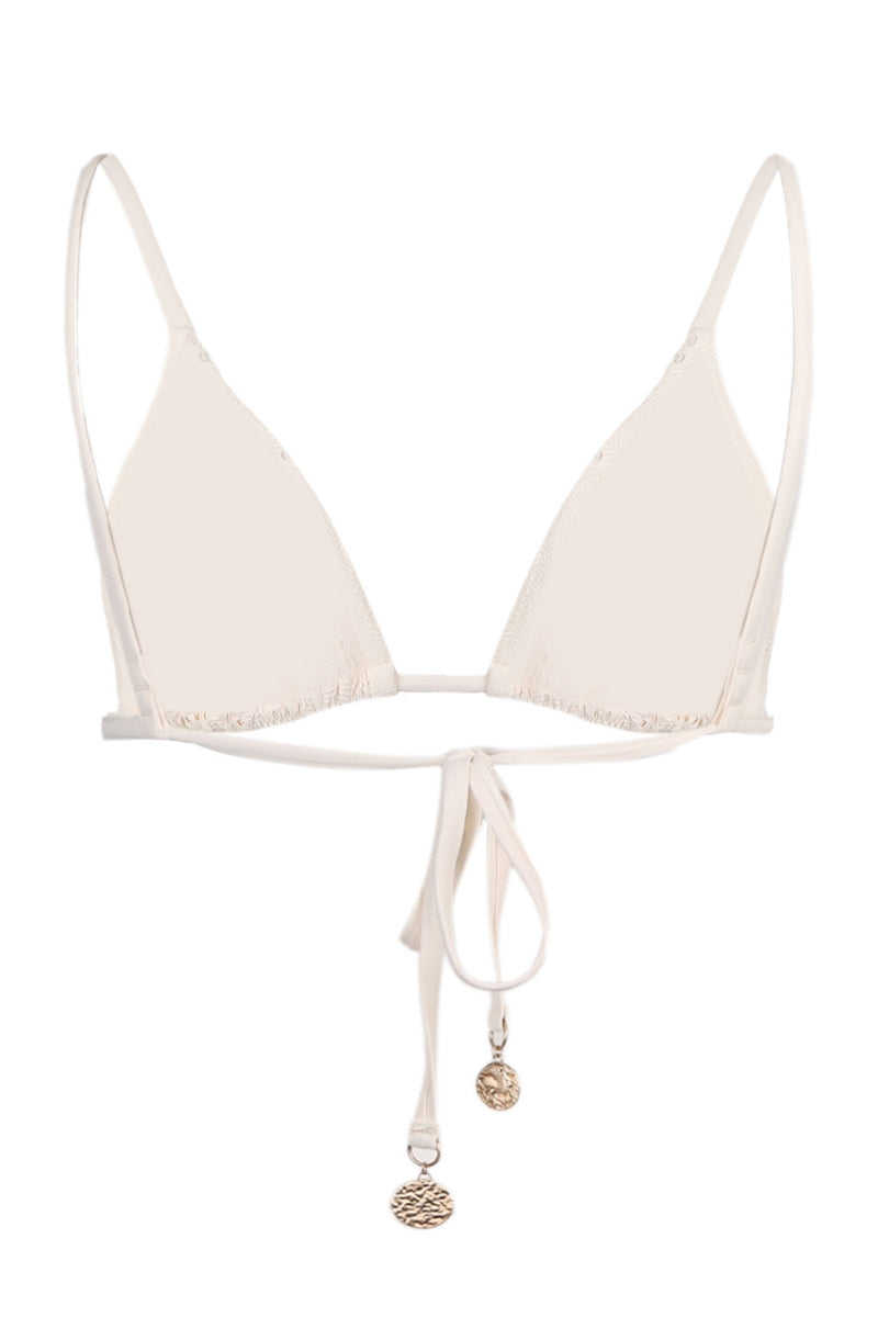 Chiara Slide Triangle Top Ecru