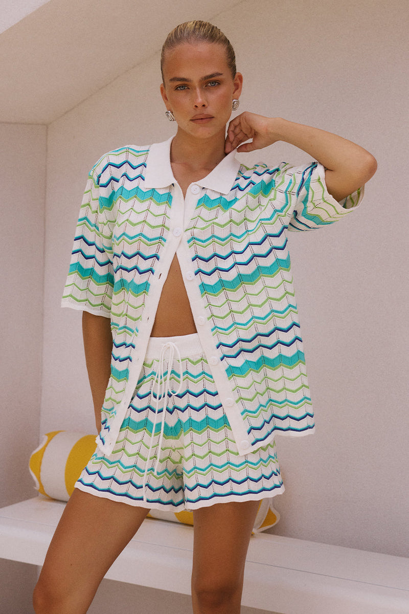 Andrea Short Green Multi