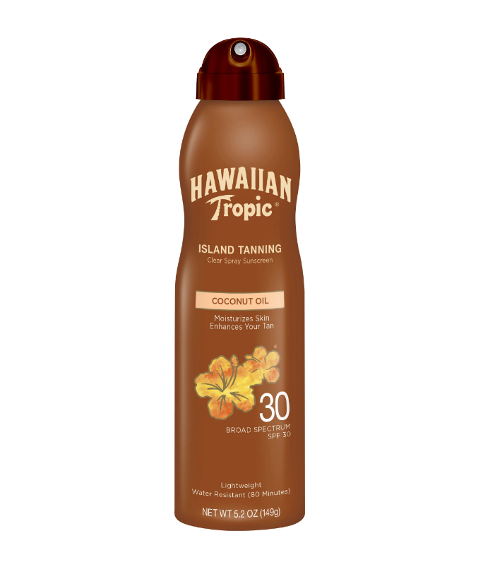 Hawaiian Tropic Island Tanning Spray Sunscreen SPF30