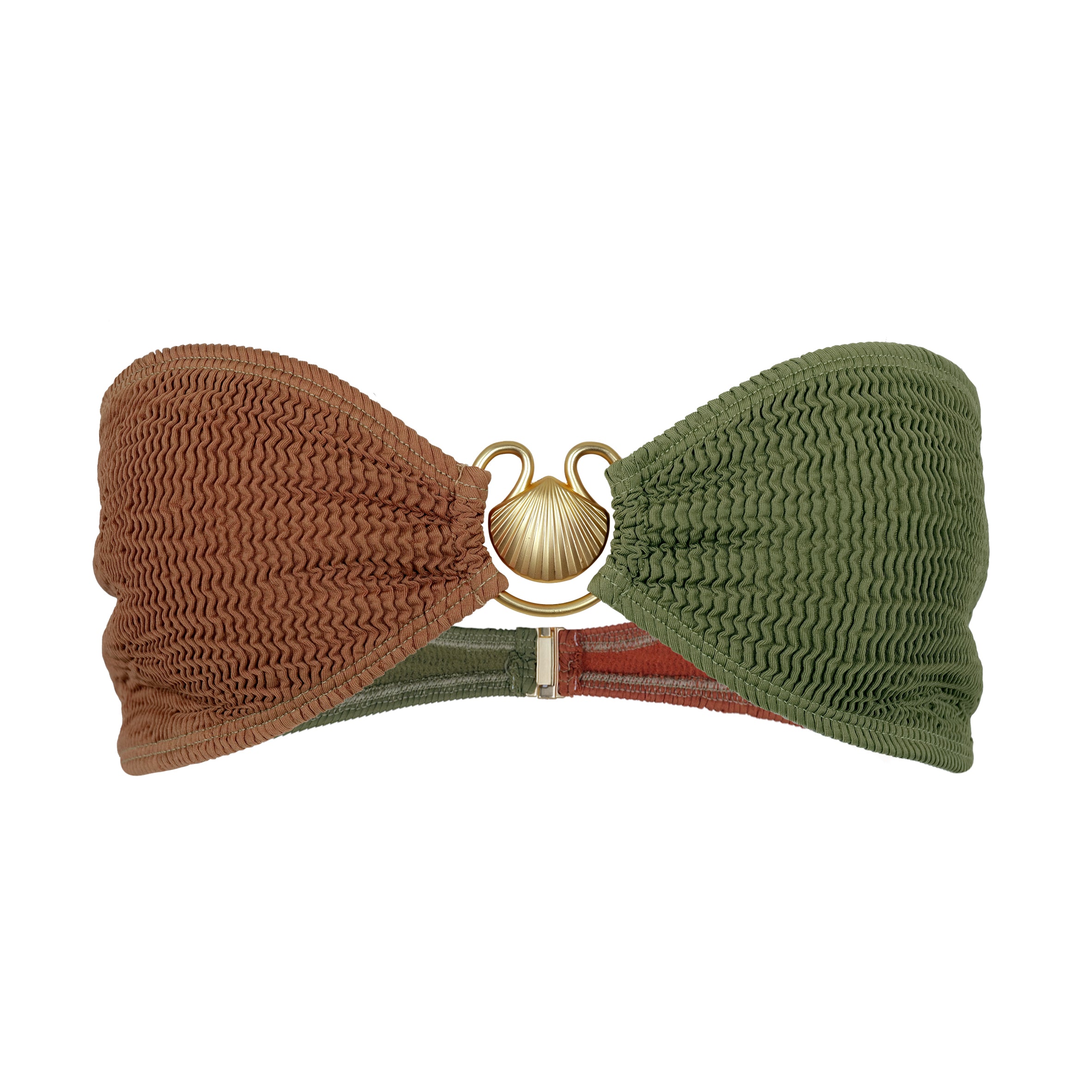 Venice Kini Bikini Top Moss/Espresso