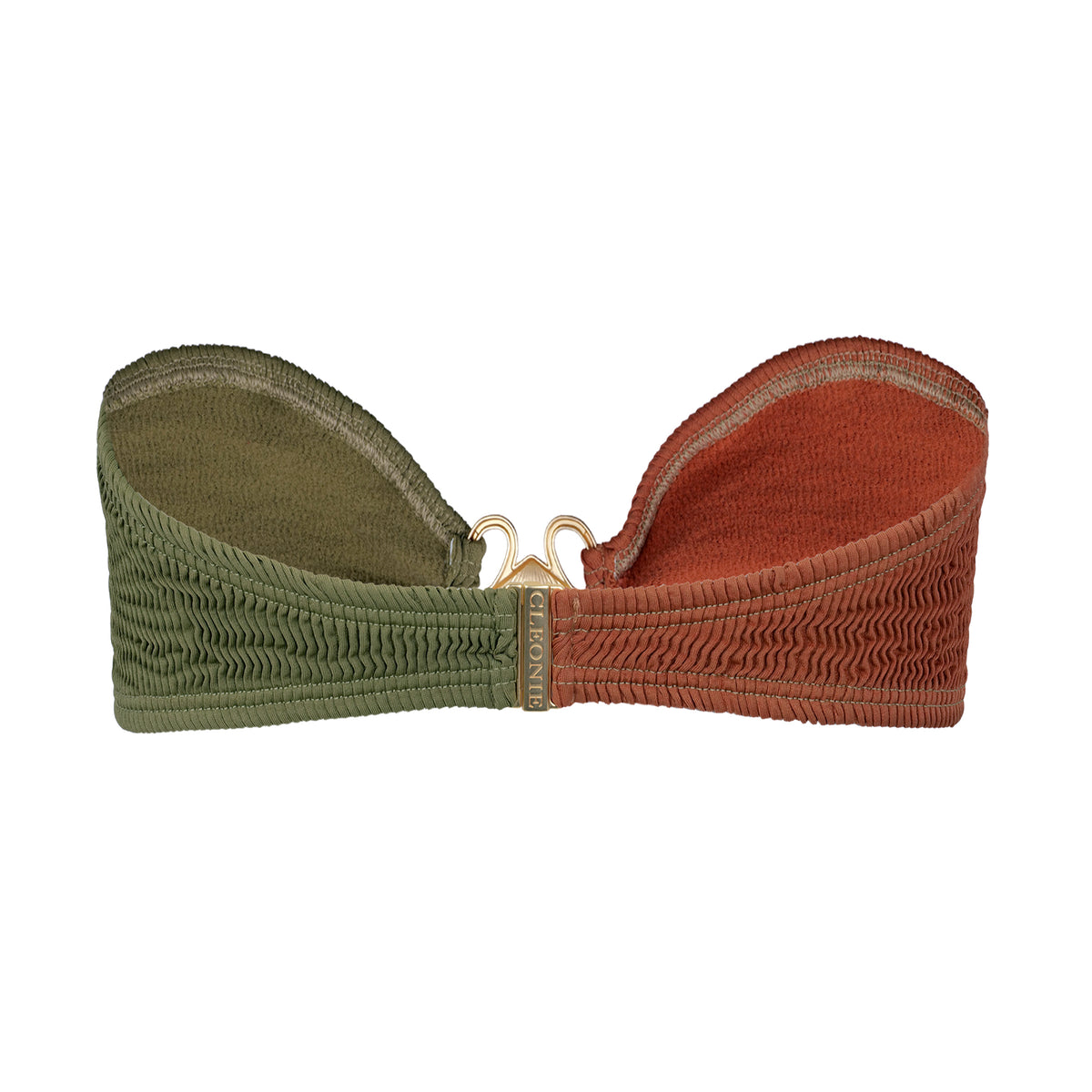 Venice Kini Bikini Top Moss/Espresso