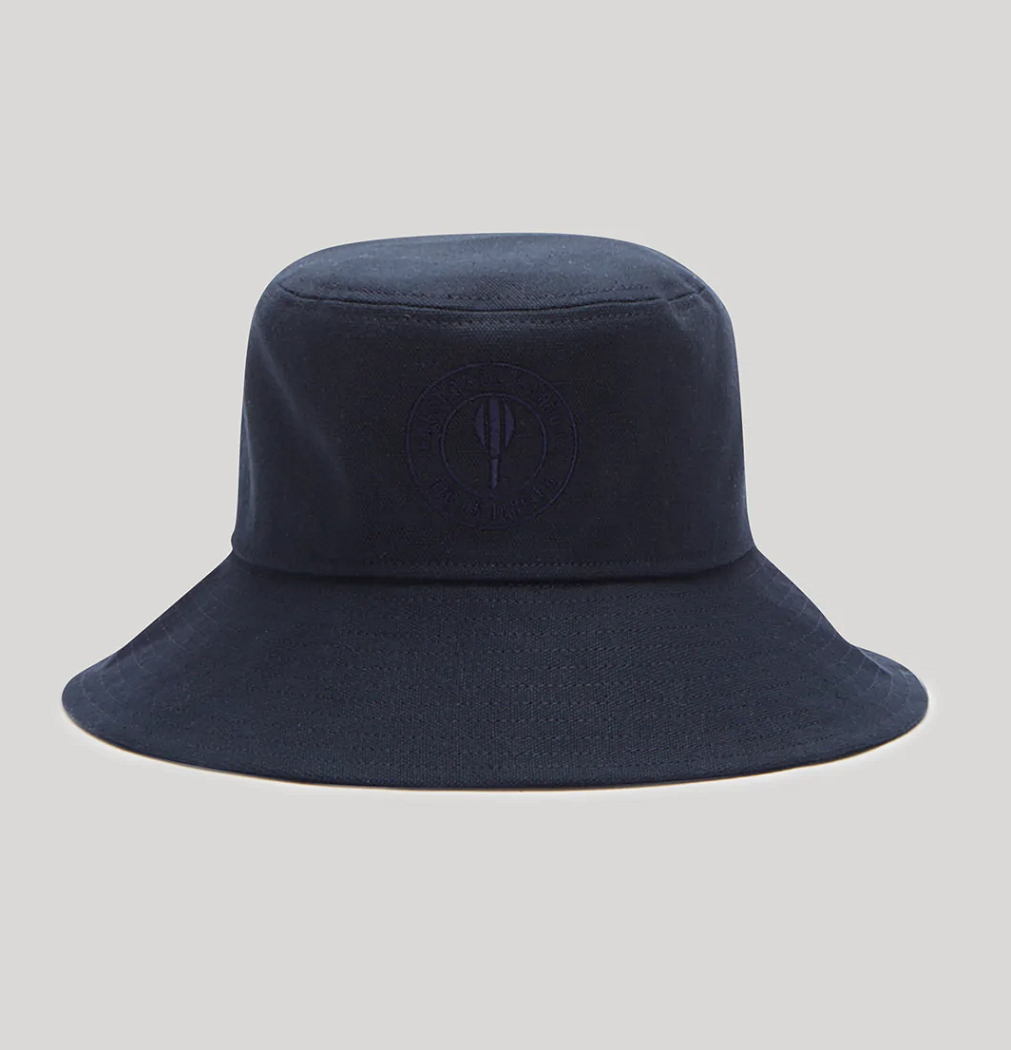 Navy Blue Bucket Hat | Summer Hat | Embroidered Bucket Hat