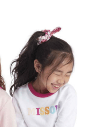 Pink Hair Scrunchie for Girls | Missoni Kids Hair Scrunchie